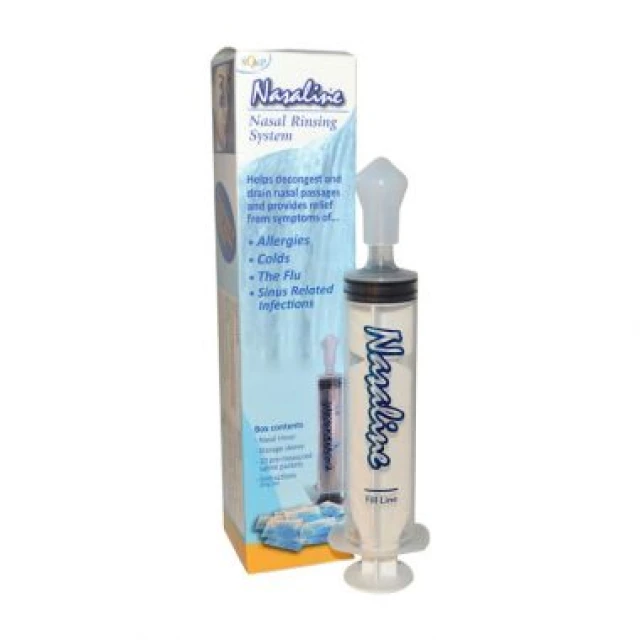 Nasaline Adult – Σύστημα Ρινικών Πλύσεων Ενηλίκων + 10φακ. | Hapillbox.gr